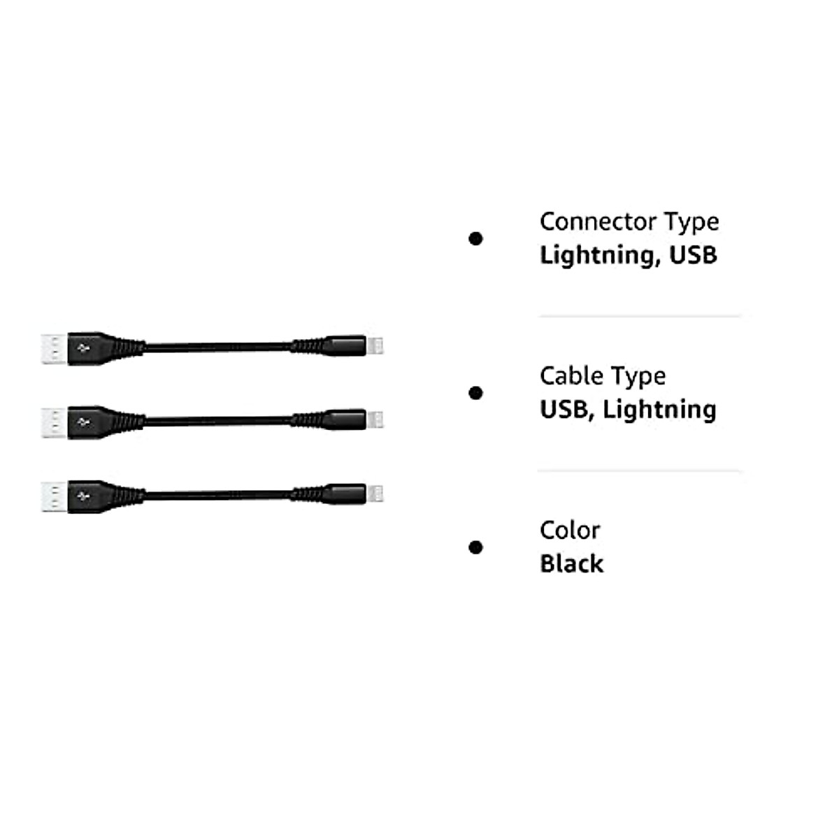 [Apple MFi Certified] Short iPhone Charging Cable(3Pack 8 Inch),USB to Lightning Charger Cord for Apple,Nylon Braided Fast Charging Data Syncing Cable for iPhone 14/13/12/11/XS/XR/X/8/7/6/iPad/Airpods