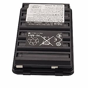 GoodQbuy FNB-64 FNB-83 FNB-V94 7.2V 1800mAh Ni-MH Battery Pack Replacement is Compatible with Yaesu/Vertex Radios FNB-64 FT-60R VX-150 VX-160 VX-170 VX-180 VX-410 VX-420 VX-420A FT-270 (2 Packs)
