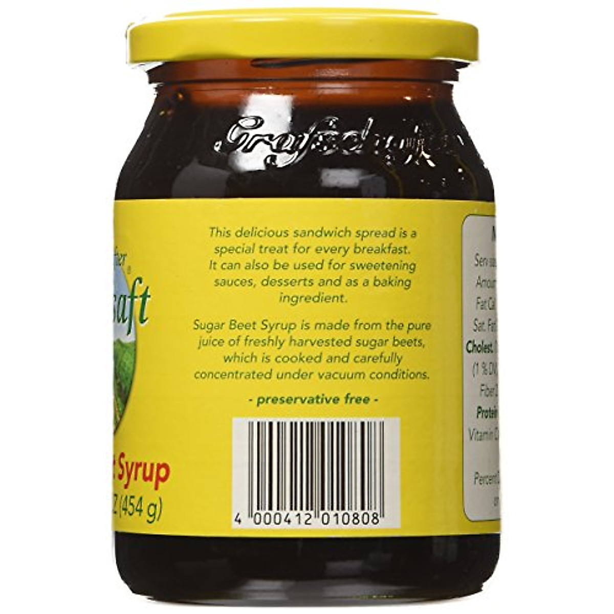 Grafschafter Goldsaft Original Sugar Beet Syrup, 16 oz Jar