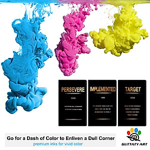 3-Panel Motivational Wall Art for Office, Inspirational Quotes Canvas Art for Home Office Wall Decor, Persevere-Implemented-Target Inspiring Affirmations Positive Words for Company Decor(12”x18”x3Pcs)