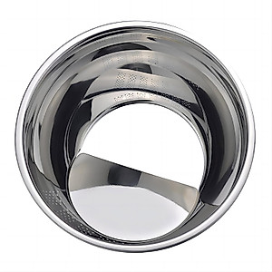 GREATLINK Stainless Steel Colander Rice Washing Bowl - 4 in 1 Washing Bowl Kitchen Colander Strainer Fine Mesh Strainer for Washing Vegetables, Fruit, Beans & Pasta, Microporous Colander Washing Bowl