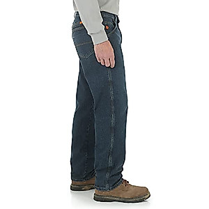 Wrangler Riggs Workwear mens Fr Advanced Comfort Relaxed Fit Jean Work Utility Pants, Midstone, 34W x 32L US