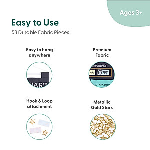 The Peanutshell Toddler Chore Chart | Reward Chart for Kids | 58 Pieces