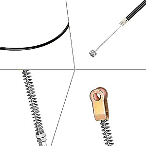 GREHUA Upgrade Brake Cable Casing 51" Inner Wire 56" Long for Manco 9598 9597 Yerf-Dog ASW Bristers Airheart MB-1 Predator 212cc 196cc 6.5Hp GX160 Go Kart Carter Drift Trike Fun Cart Dune Buggy ATV