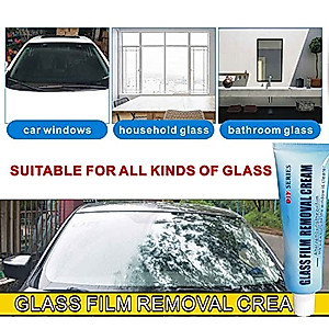 DIZHIGE 1/2/3pcs Car Glass Oil Film Cleaner MC.P.P-Glass Oil Film Removing Paste, Car Windshield Oil Film Cleaner, Glass Stripper Water Spot Remover Dirt Cleaning Cream (20g, 1PC)