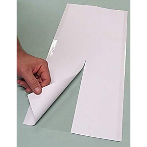 10 - 10" x 23" Brodart Archival Fold-On Book Jacket Covers -- Center-Loading, Clear, Mylar, Adjustable