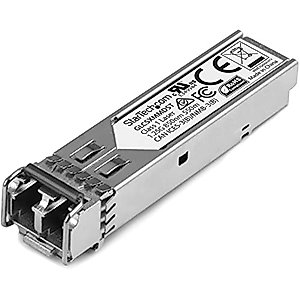 StarTech.com Cisco GLC-SX-MMD Compatible SFP Module - 1000BASE-SX - 1GbE Multimode Fiber MMF Optic Transceiver - 1GbE SFP - LC 550m - 850nm - DDM Cisco Firepower, ASR920, IE2000 (GLCSXMMDST)