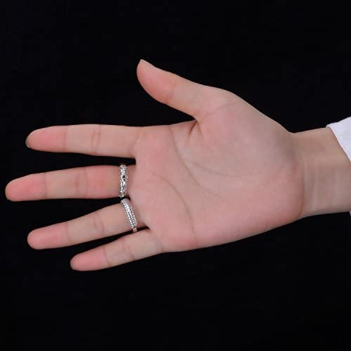 Frienda 16 Pieces Ring Sizer Adjuster for Loose Rings with Silver Polishing Cloth, 4 Sizes