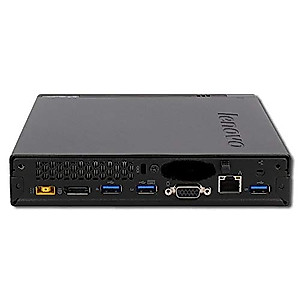 Lenovo ThinkCentre M93P Tiny Desktop, Intel Core i5-4570T, 16GB RAM, 256GB SSD, AC-600 WiFi, HDMI, DVI, VGA, DisplayPort, Windows 10 Pro 64-bit (Renewed)