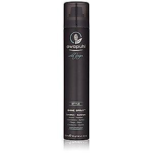 Paul Mitchell Awapuhi Wild Ginger Shine Spray, Conditions + Adds Luminosity, For All Hair Types, 3.3 oz.