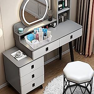 Vcansay Plastic Rectangular Storage Trays Baskets, 6 Packs