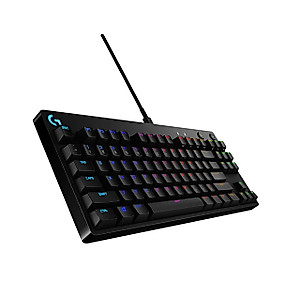 Logitech G Pro Wireless Gaming Mouse & G PRO Mechanical Gaming Keyboard, Ultra Portable Tenkeyless Design, Detachable Micro USB Cable, 16.8 Million Color LIGHTSYNC RGB Backlit Keys