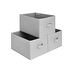 StorageWorks Closet Storage Bins, Storage Box, Foldable Closet Baskets and Bins for Shelves