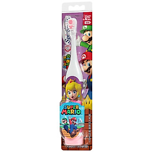 ARM & HAMMER Kid's Spinbrush Powered Toothbrush, Super Mario 1 ea (Pack of 4)