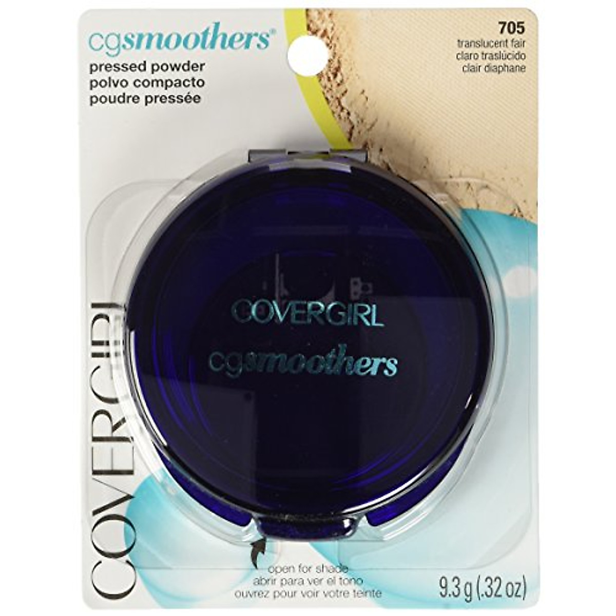 CoverGirl Smoothers Pressed Powder Foundation Translucent, Fair(N) 705, 0.32-Ounce Packages (Pack of 2)