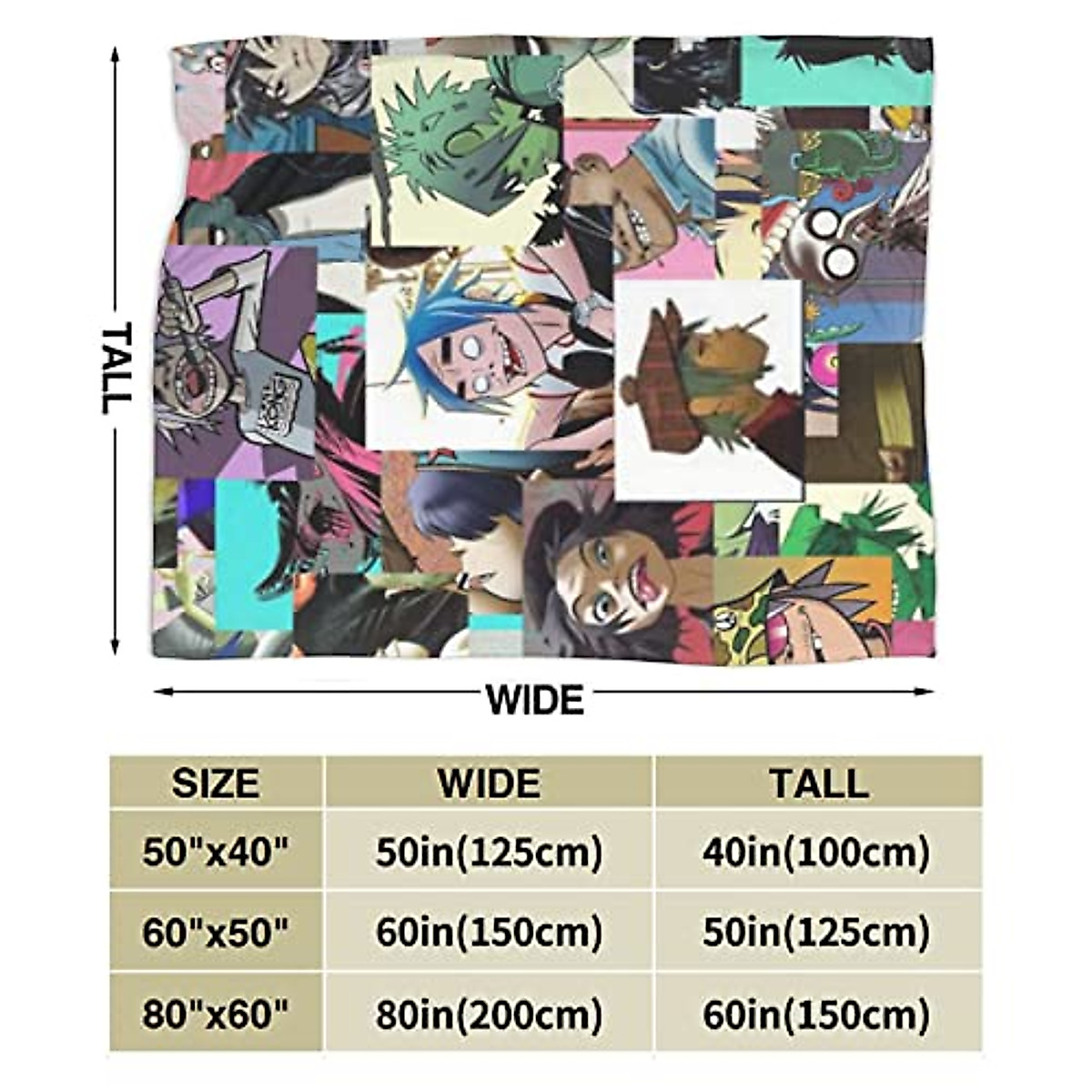 Music Poster Luxury Throw Blanket Warm Soft Flannel Bed Blanket for Living Room Sofa Bedroom Decor Gifts