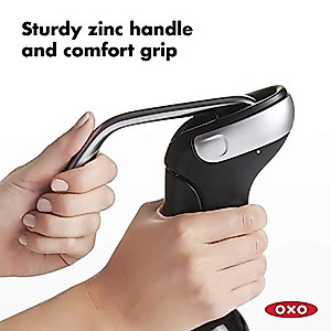 OXO Steel Vertical Lever Corkscrew with Removable Foil Cutter
