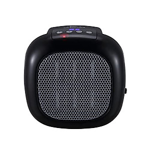 Hunter 750W Wall Mount Space Heater with Remote Control-12 Hour Timer, 1 Heat Setting, Black