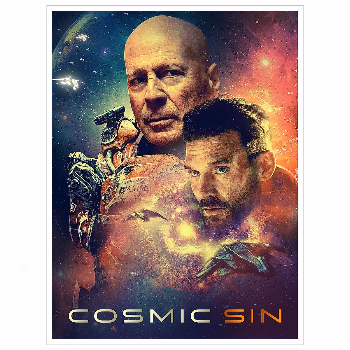 Cosmic Sin Movie Poster Canvas Prints Action Movies Science Fiction Movies Poster Wall Art For Home Office Cinema Decorations Unframed 10"x8"