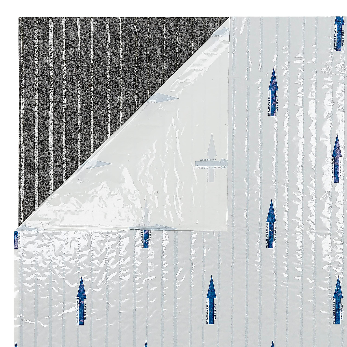 Mohawk Home 24" x 24" Indoor/Outdoor 0.25" Pile Height, Peel and Stick Carpet Tile, Grey Polyester, (Pack of 15) (60 sqft/Box)