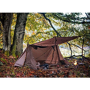 OneTigris Backwoods Bungalow 2.0 & Tent Footprint & Tent Poles (1.25m)