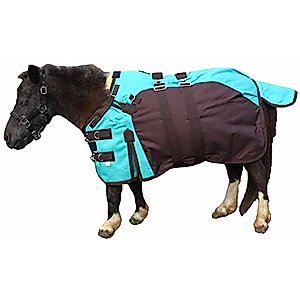 CHALLENGER 48" 1200D Miniature Weanling Donkey Pony Horse Foal Winter Blanket 51976TL