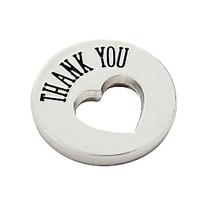 Juvale Set of 12 Tokens of Appreciation for Employees with Floral Thank You Cards Combo for Staff Work Gifts (0.75" Diameter)