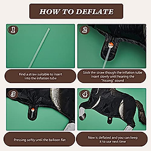 8 Pieces 30 Inches Horse Balloon Horse-Shaped Balloons Aluminum Foil Horse Balloon Horse Themed Party Balloons Horse Themed Balloon Decorations for Birthday Baby Shower Cowboy Party