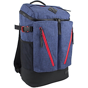 FUEL Active Backpack with Ergonomic Padded Support System, Blue/Black