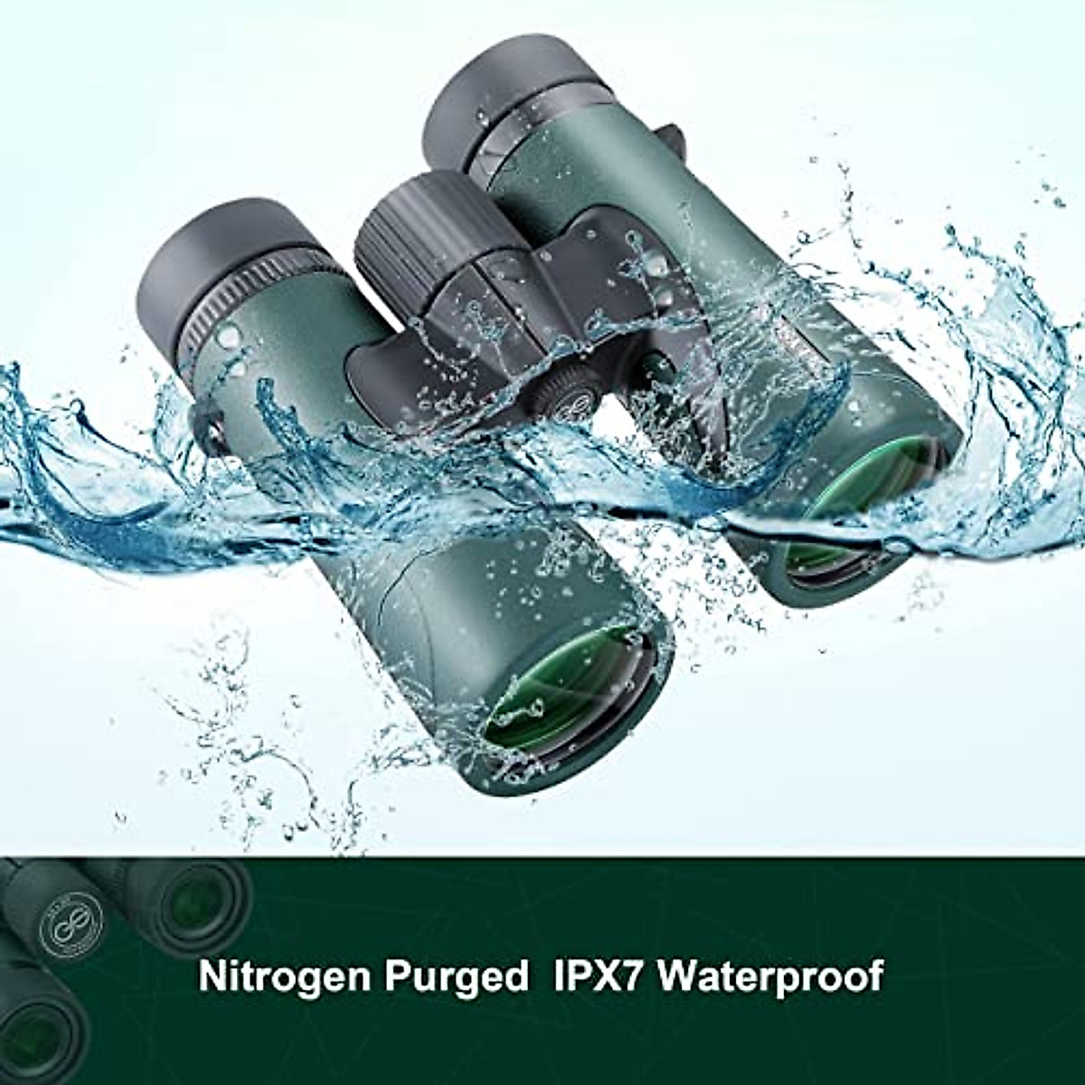 10X42 Professional HD Binoculars for Adults with Phone Adapter, High Power Binoculars with BaK4 prisms, Super Bright Lightweight & Waterproof Binoculars Perfect for Bird Watching, Hunting, Stargazing