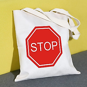 MNIGIU Crossing Guard Tote Bag Crossing Guard Appreciation Gift Best Crossing Guard Ever Shopping Bag for Crossing Guard (Shopping Bag)