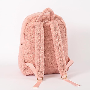 Phlox Collective Nylon Backpack, Fashion Backpack, for Women, Men, and Kids (Nude)