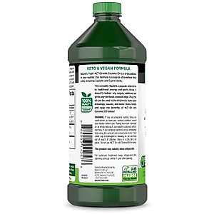 MCT Oil | 16 fl. oz | Keto, Unflavored Formula | with Coconut Oil | Vegan, Non-GMO, and Gluten Free Supplement | by Nature's Truth