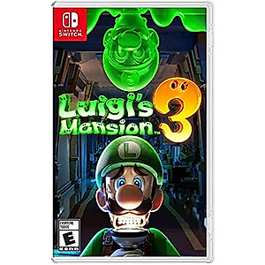 Animal Crossing Switch Limited Edition 32GB Console with Luigi Mansion 3 Game and Capon Screen Protector Holiday Gift Bundle (Renewed)