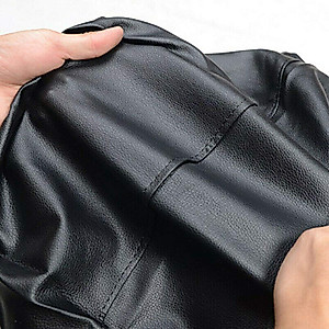 DKIIGAME Spare Tire Cover,Weatherproof Vinyl Leather Wheel Cover for Jeep Wrangler Sahara,Hummer H3,Toyota FJ,Trailer, RV, SUV, Truck (32"-33" Paw Print)