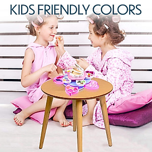 Toysical Kids Makeup Kit for Girl - Flower Shaped Makeup for Kids, Washable Non Toxic Makeup Kit for Girls with Mirror - Birthday and Christmas Make up Kit for Girls Age 6-12