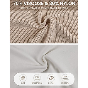 GTLIAE Womens 2 Piece Outfits Sweater Sets Long Sleeve Pullover Knit Top Loose Pant Tracksuit Lounge Set(White-XL)