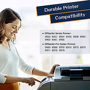 Colorking Remanufactured Ink Cartridge Replacement for HP 902XL 902 XL Ink Cartridges to use with HP Officejet Pro 6978 6968 6970 6958 6962 6975 6960 6954 Printer (5 High Yield Combo Packs)