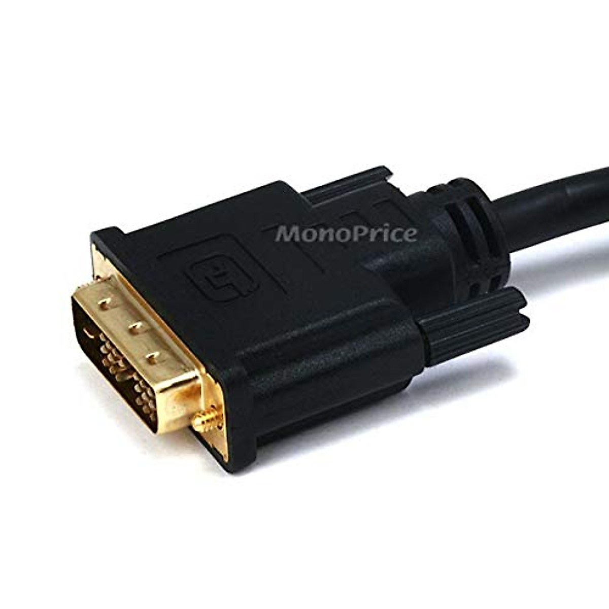 Monoprice 6ft 28AWG High Speed HDMI to DVI Adapter Cable w / Ferrite Cores - Black