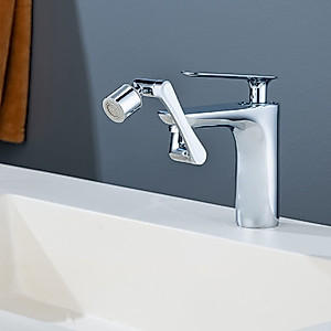 Eastbest Faucet Extender 1080° Faucet Sprayer Attachment Faucet Bathroom and Kitchen Robotic Arm Water Nozzle