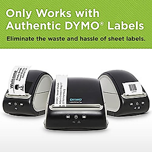 DYMO LabelWriter 550 Label Printer Bundle, Label Maker with Direct Thermal Printing, Automatic Label Recognition, Includes 1 Roll Each: Address Labels, Multipurpose Labels, Durable Multipurpose Labels