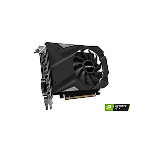 Gigabyte GeForce GTX 1650 D6 OC 4G Graphics Card, 170mm Compact Size, 4GB 128-Bit GDDR6, GV-N1656OC-4GD Video Card