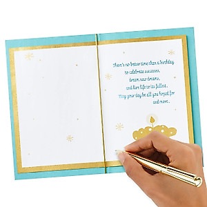 Hallmark Birthday Card (Live Life to the Fullest), Snowy Cupcakes (0499RZB1160)