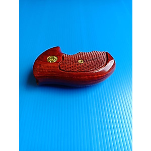 BMPL Hardwood New Taurus Model 85 856 M 85 M85 M856 .38 Special 2" 2 inch Grips Hard Wood Smooth Finger Groove Handmade Handcraft