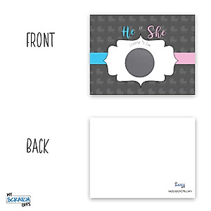 My Scratch Offs Its a Girl Baby Carriage Gender Reveal Party Scratch Off Scratcher Lottery Tickets Cards Family Friends 25 Pack