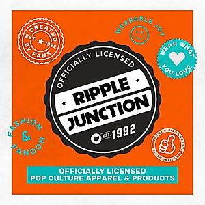 Ripple Junction Atari Men's Short Sleeve T-Shirt Distressed Classic Retro Fuji Logo in Circles Vintage Gaming XL HEA. Navy