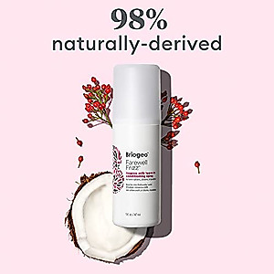 Briogeo Farewell Frizz Rosarco Milk Leave In Conditioning Spray | Coconut Oil & Argan Oil | Anti Frizz Hair Products for Straight, Wavy and Curly Hair | 5 Ounces