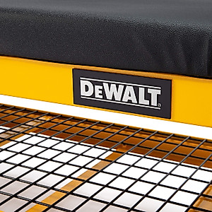 DEWALT Garage Bench with Wire Grid Storage Shelf