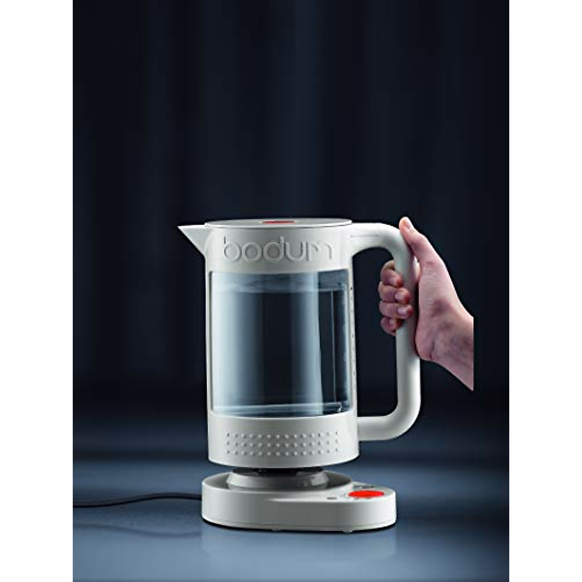 Bodum 11659-913US Bistro Electric Water Kettle, double Wall with Temperature Control, 1L, 37 oz, White