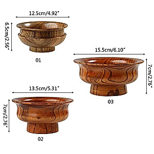 BYNNIX Log Small Wine Glass Solid Wooden Handmade Water Cup Jujube Wooden Retro Wood Teacup Milk Tea Cups Coffee Mugs Wine Cups Wood Milk Mugs For Adults